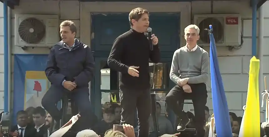 Kicillof en Junín: Tras el debate, se mostró junto a Massa y Meoni y ...
