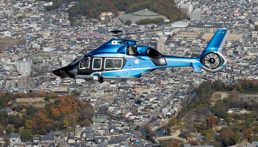 Japan's National Police Agency takes delivery of its first Airbus H160 ...