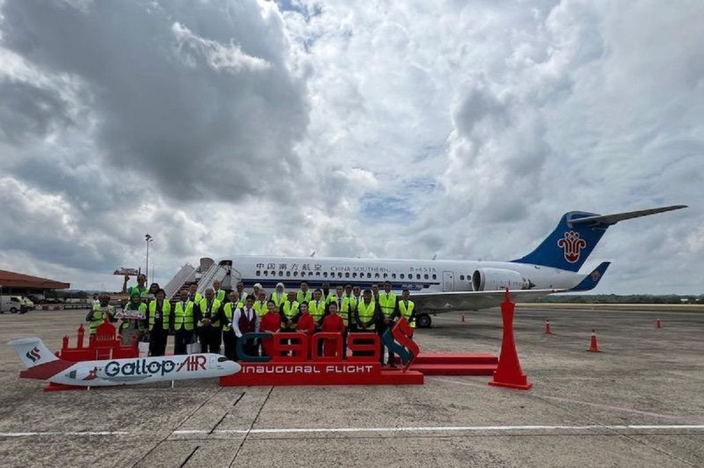 Paper-thin: An airline in Brunei begins operations with a borrowed ...