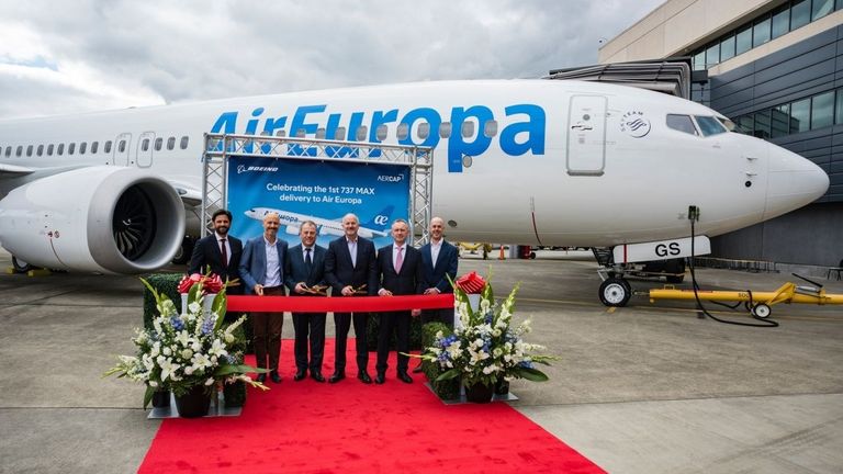 Air Europa recibió su primer Boeing 737 MAX – Aviacionline