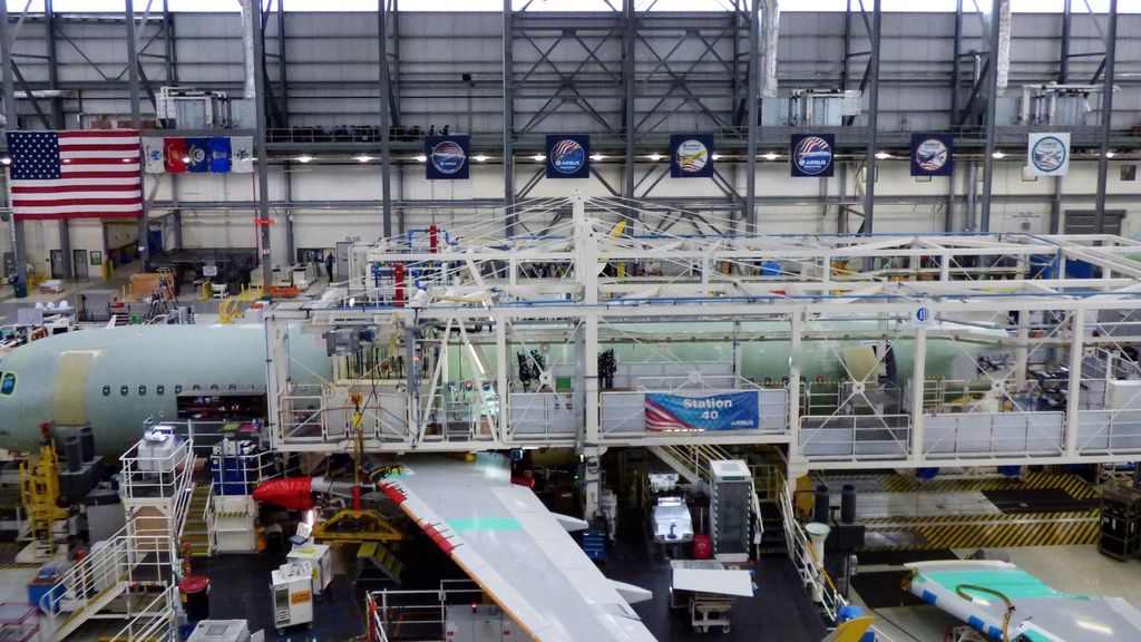 Airbus Nears Completion of Second A320neo Assembly Line in Alabama ...