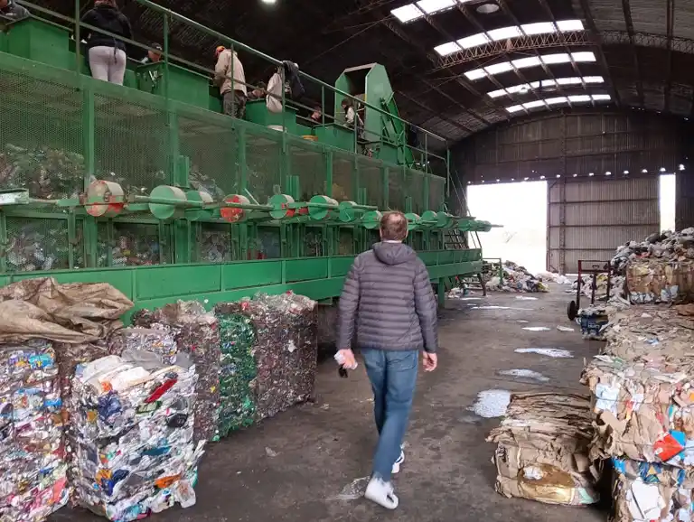 Guy recorrió la planta de reciclaje en Federal – Diario El Pueblo