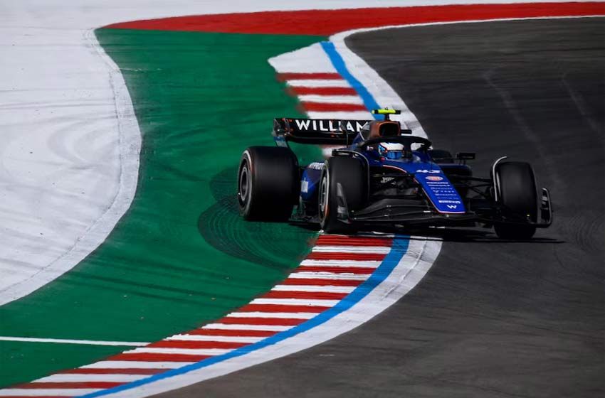 Colapinto terminó decimonoveno en la primera tanda de prácticas libre ...