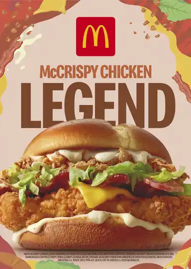 McDonald’s presenta la nueva McCrispy Chicken Legend y revive un sabor ...