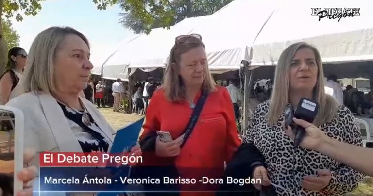 Marcela Ántola - Veronica Barisso -Dora Bogdan – Diario El Debate Pregón