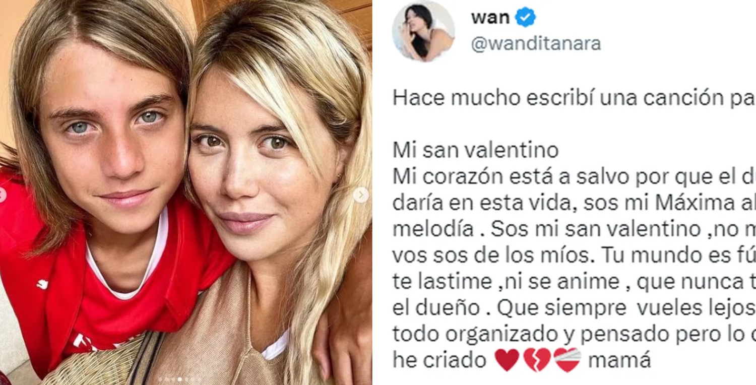 Wanda Nara compartió la letra de la canción que le compuso a su hijo: ¿se lanza como cantante ...