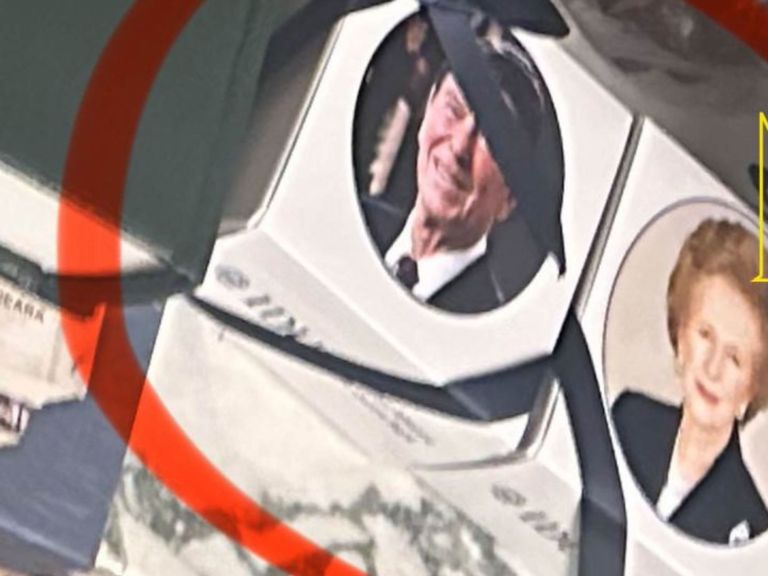 La foto que Milei tiene de Margaret Thatcher en su despacho ...