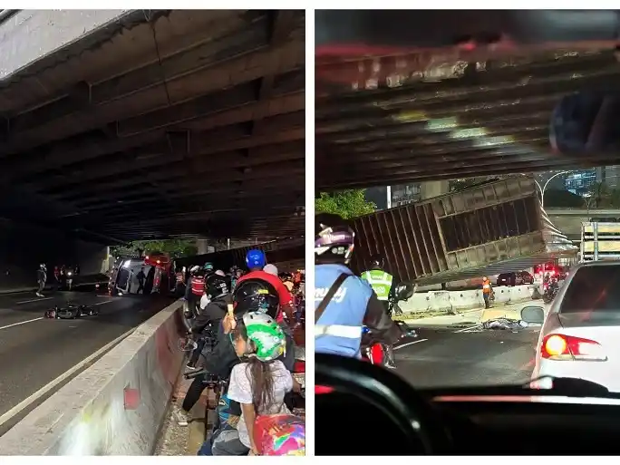 Tragedia en CARACAS: tres personas murieron aplastadas en un accidente ...
