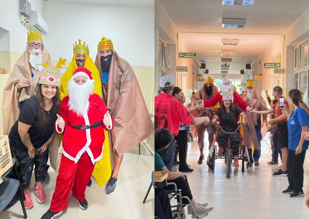 Lorena felicita a sus compañeros de trabajo del centro Sadiv: "Amamos ...